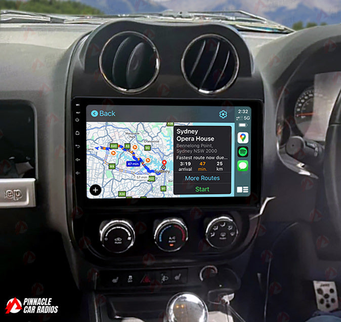Jeep Compass 2010-2016 MK Wireless CarPlay Headunit Kit – Pinnacle Car ...