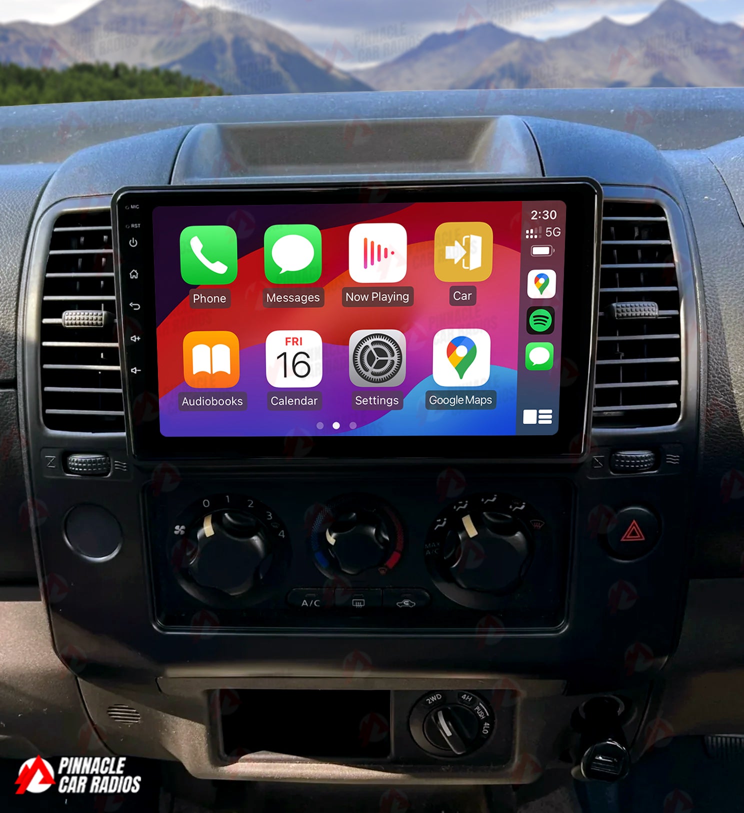 Nissan Navara 2005-2015 D40 (Thai Build) Wireless CarPlay Headunit Kit ...